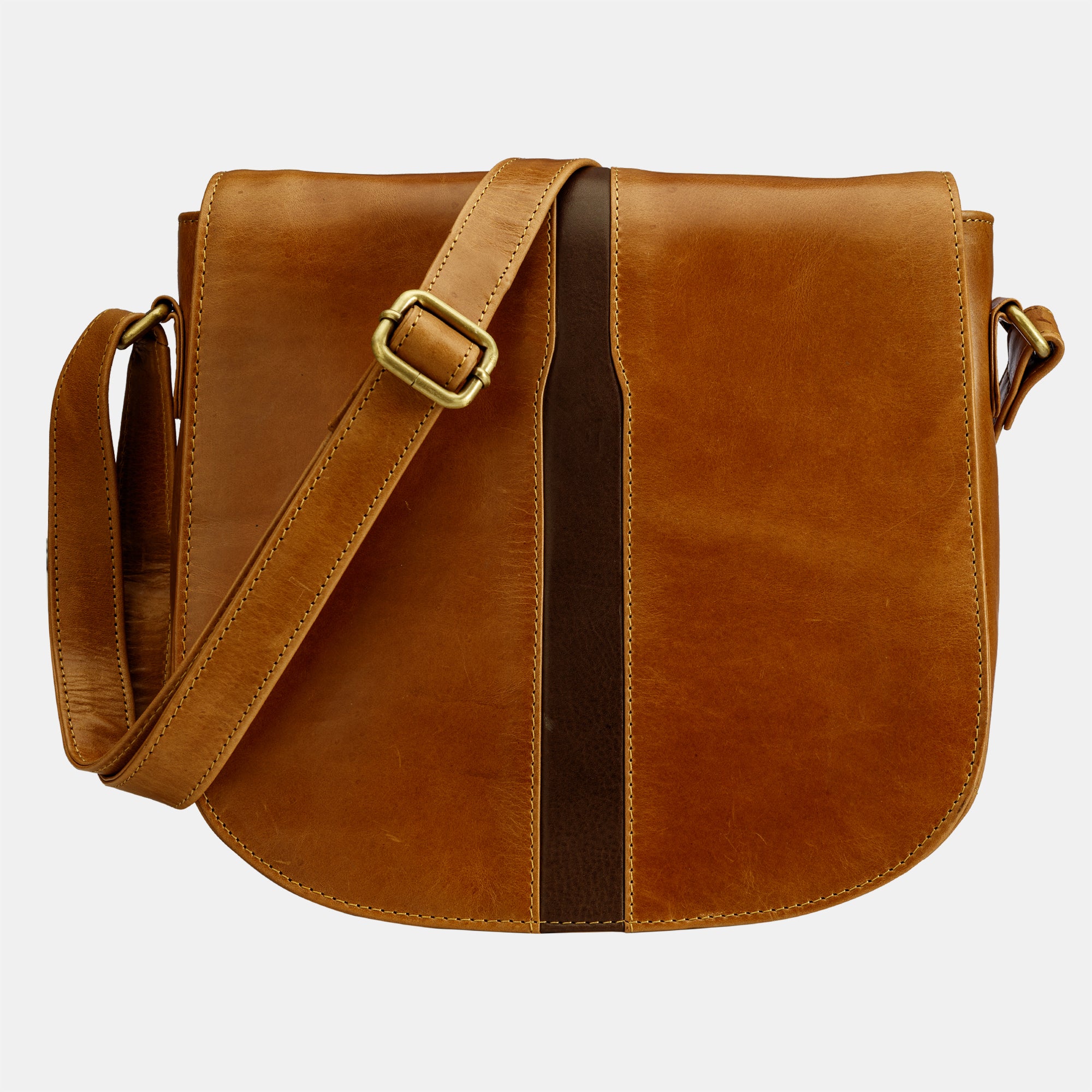 Leather Saddle Shoulder Crossbody Bags For Women – Finelaer
