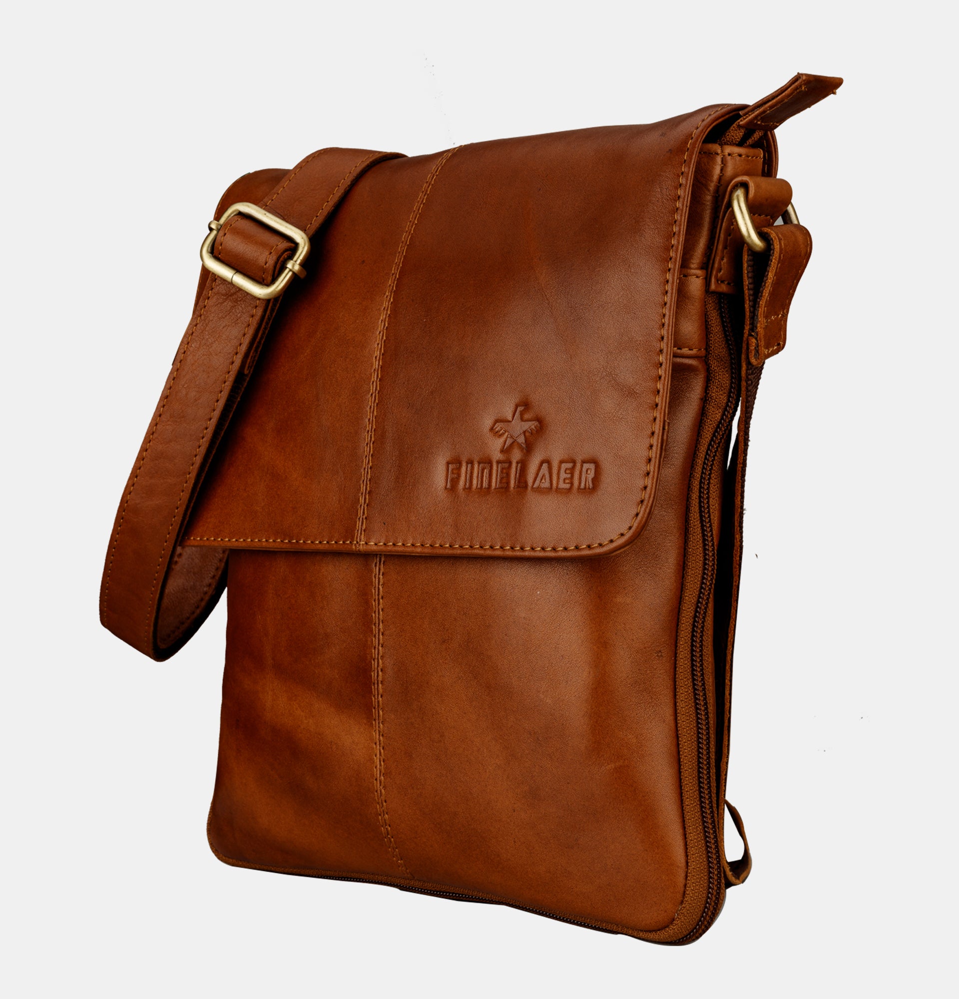 Leather Sling Crossbody Bags For Women Finelaer